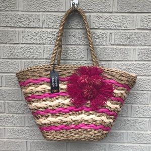 Clements Ribeiro | Bags | New Clements Ribeiro Pop Straw Tote Bag Nwt ...